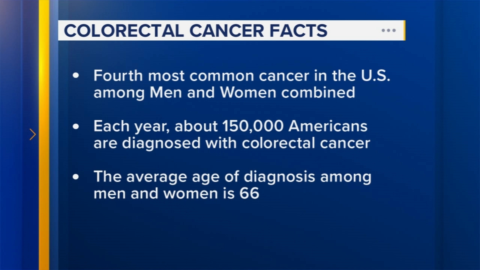 Importance of screening for colorectal cancer - ABC7 Chicago