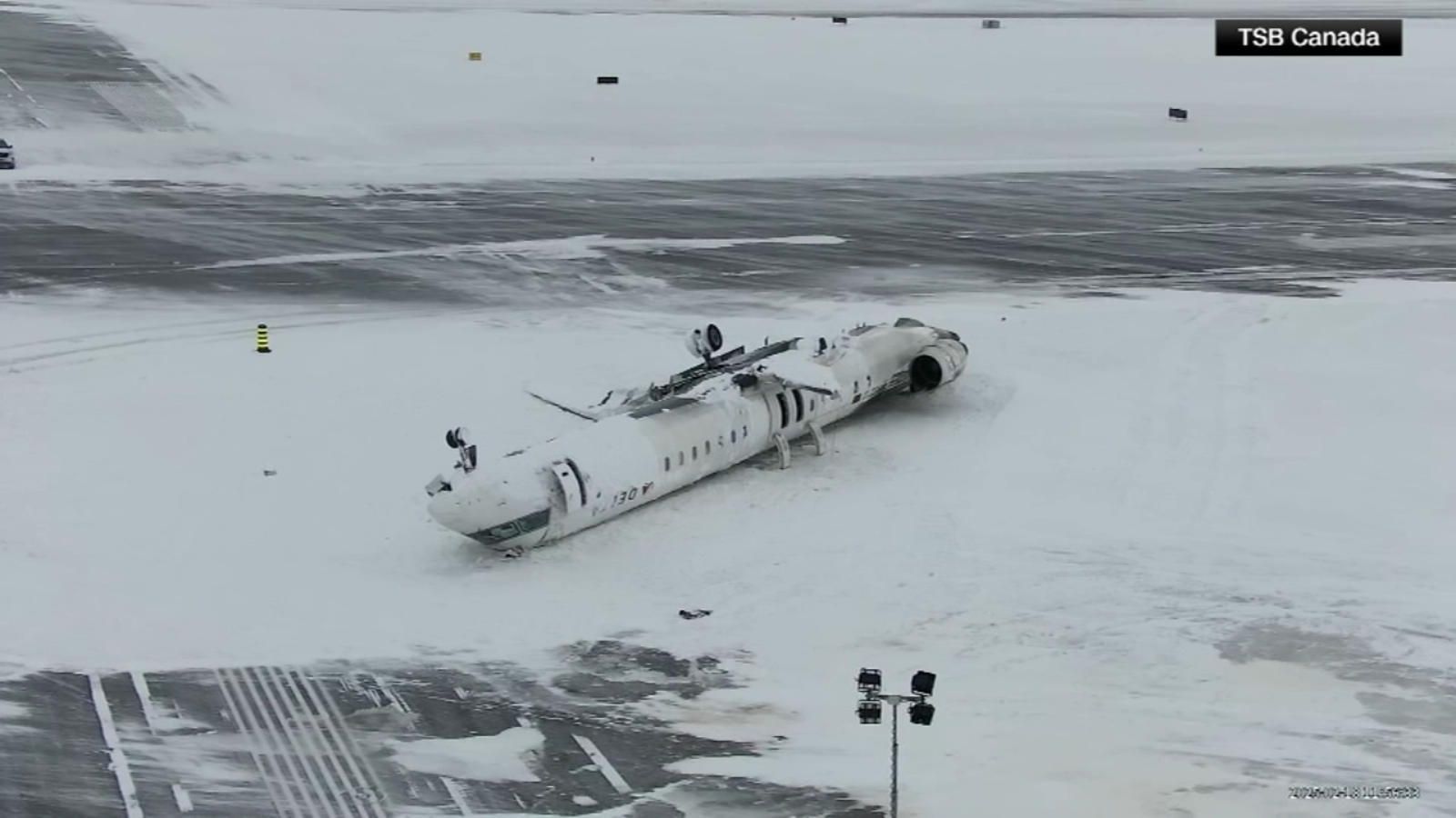 Toronto plane crash: Main landing gear collapsed on impact in fiery plane crash, preliminary ...