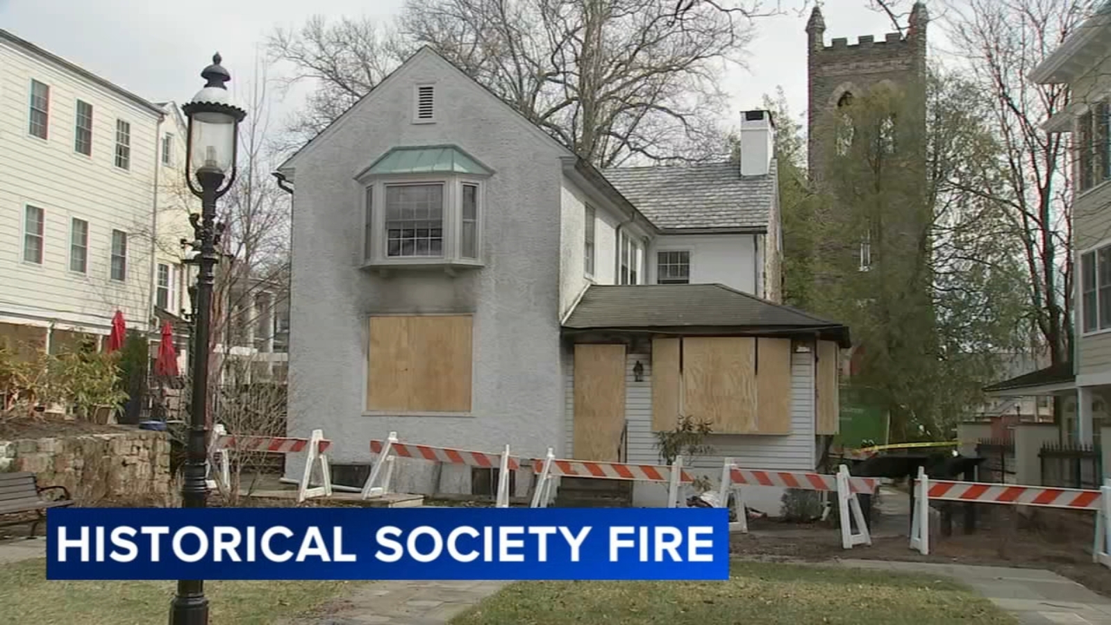 Fire breaks out at Doylestown Historical Society building in Bucks ...