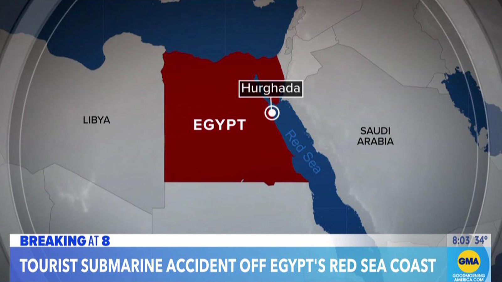 Multiple tourists dead in submarine accident in the Red Sea off coast ...