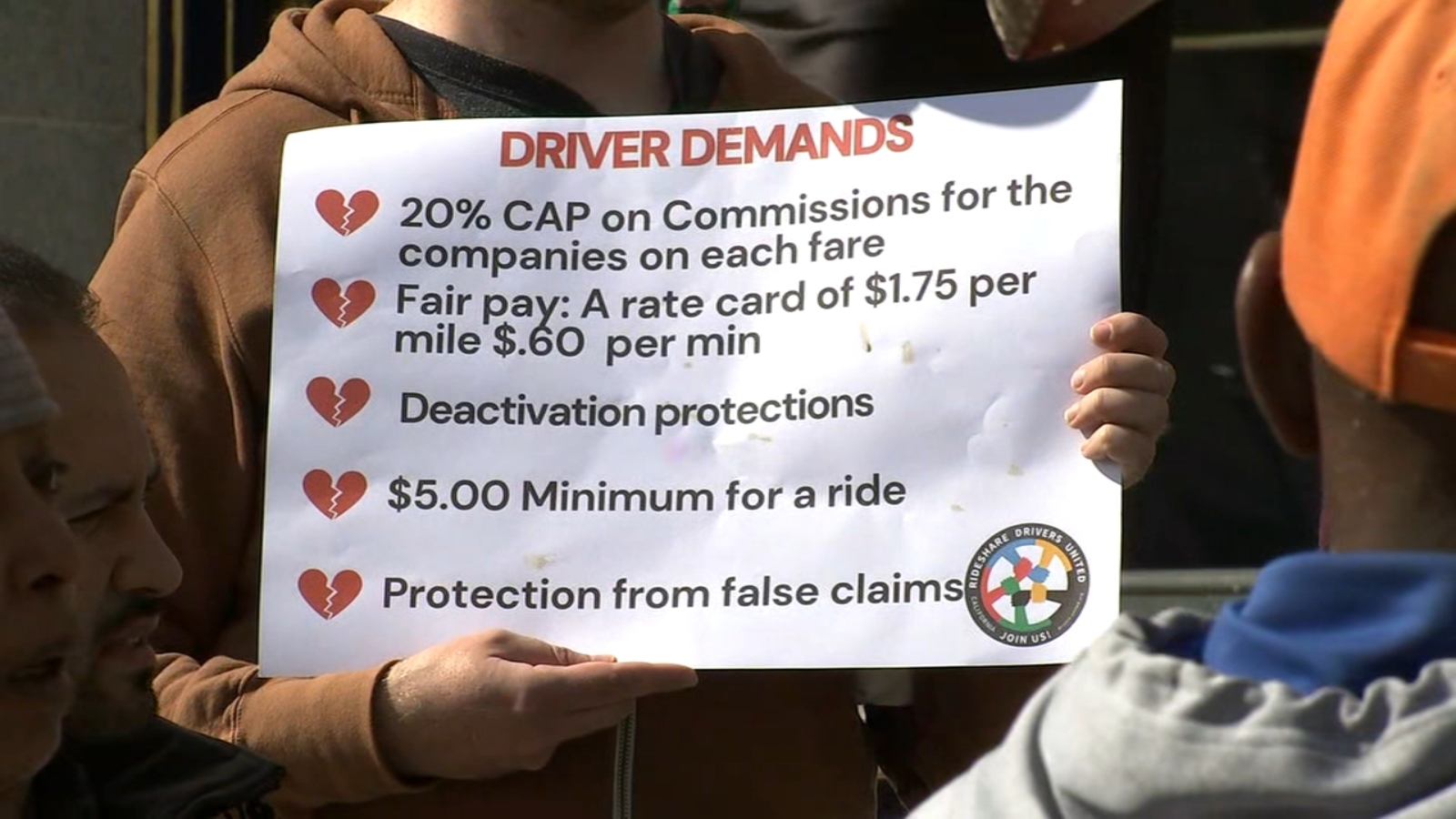 Uber and Lyft lawsuit: California rideshare drivers rally ahead of ...
