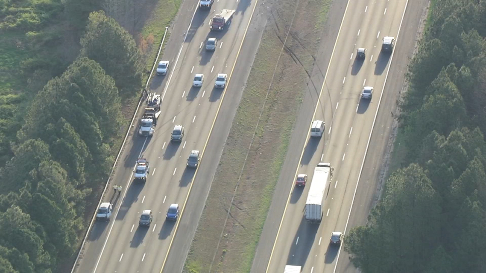 Traffic finally moving on I-540 after three-car crash - ABC11 Raleigh ...