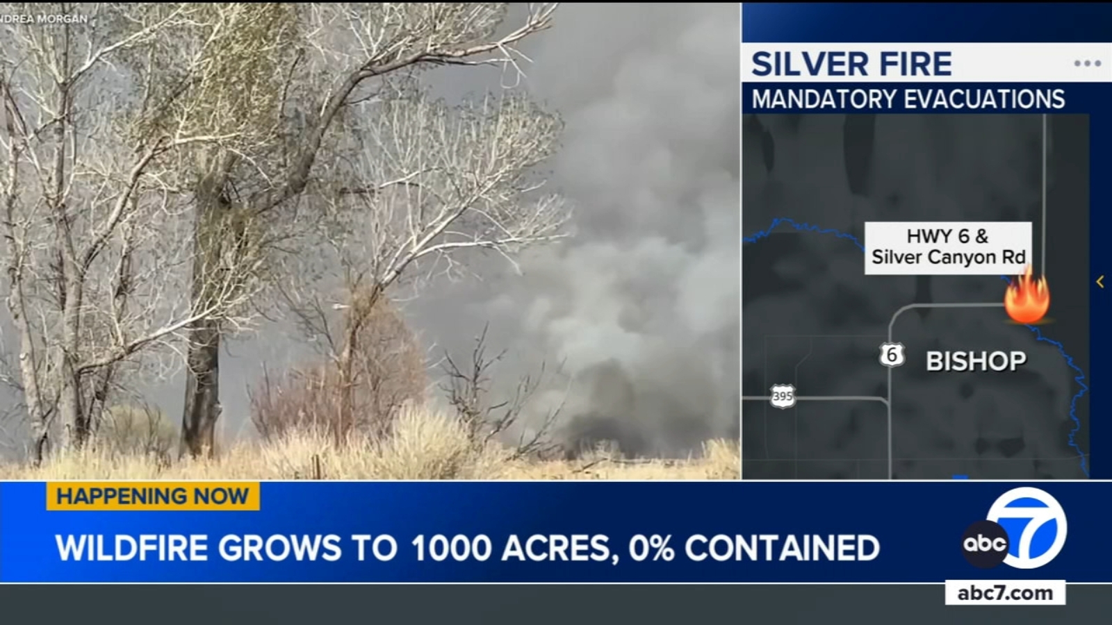 Rapidly growing wildfire near Bishop prompts mandatory evacuations ...