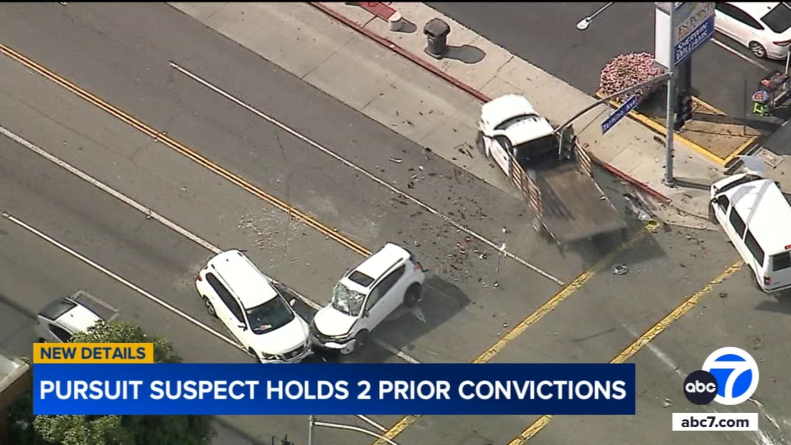 Chase Suspect Booked After Long Beach Crash Had 2 Previous Convictions