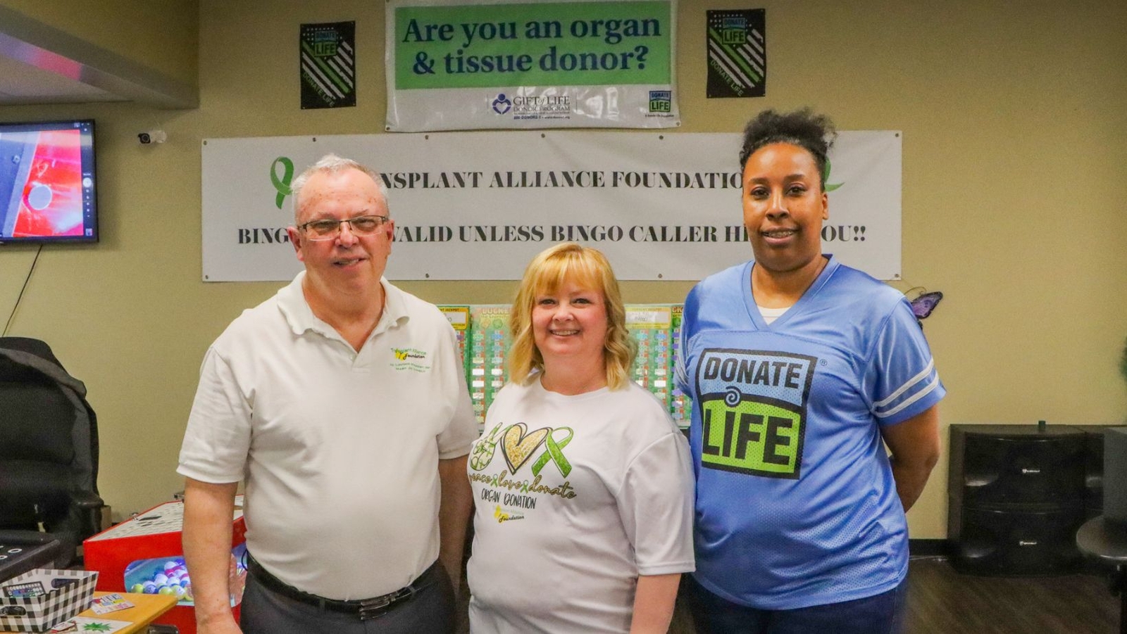 'The Transplant Alliance Foundation' dabs bingo cards for a good cause ...