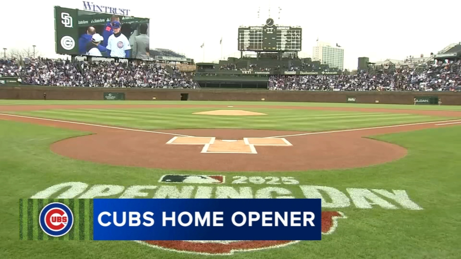 Cubs opening day: Chicago Cubs win home opener at Wrigley Field against ...