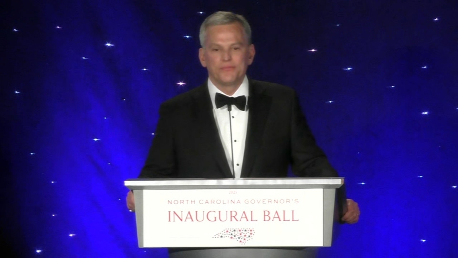 Governor Stein talks about Helene recovery efforts at inaugural ball ...