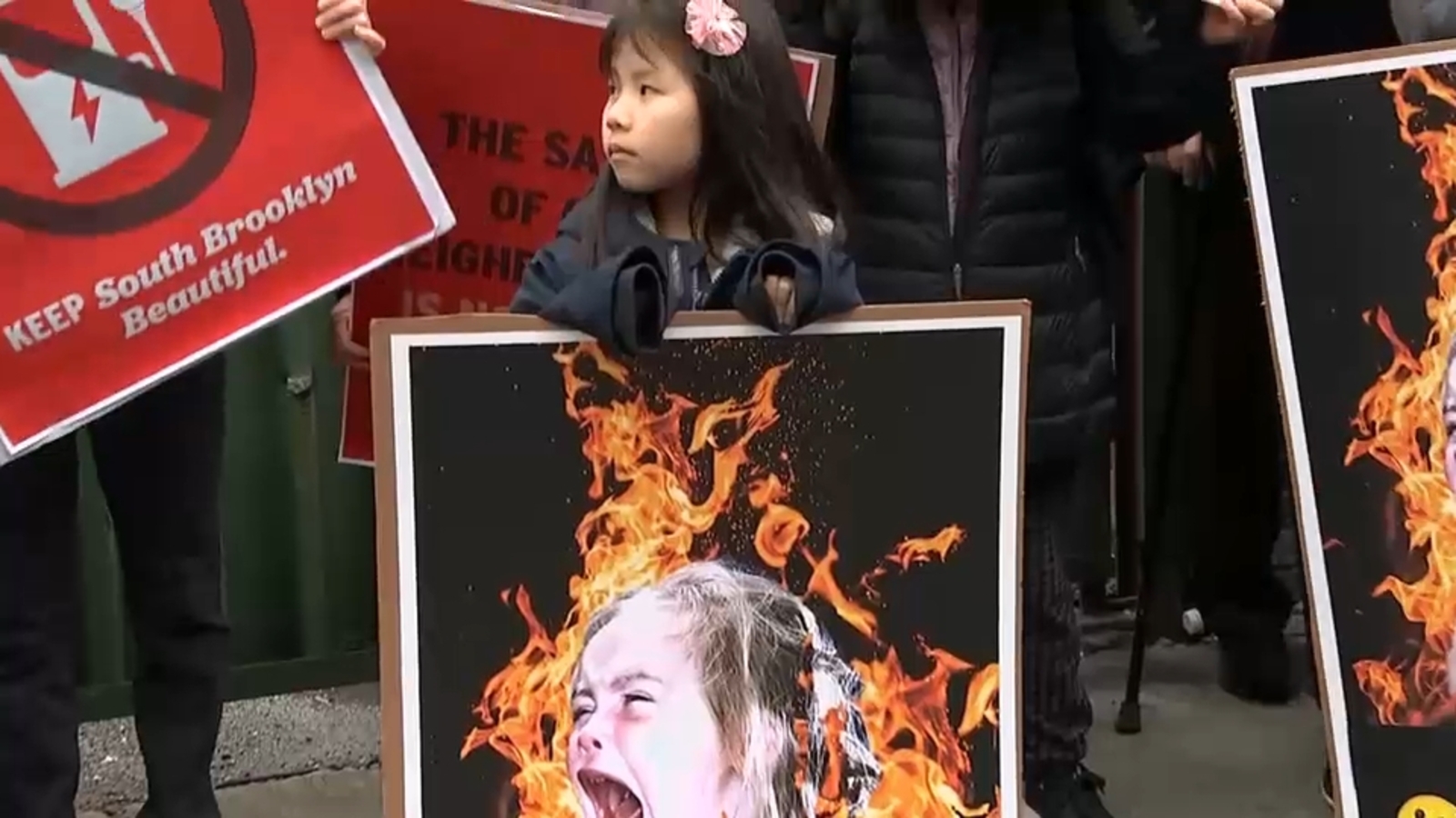 Brooklyn residents rally against lithium-ion battery storage facility ...