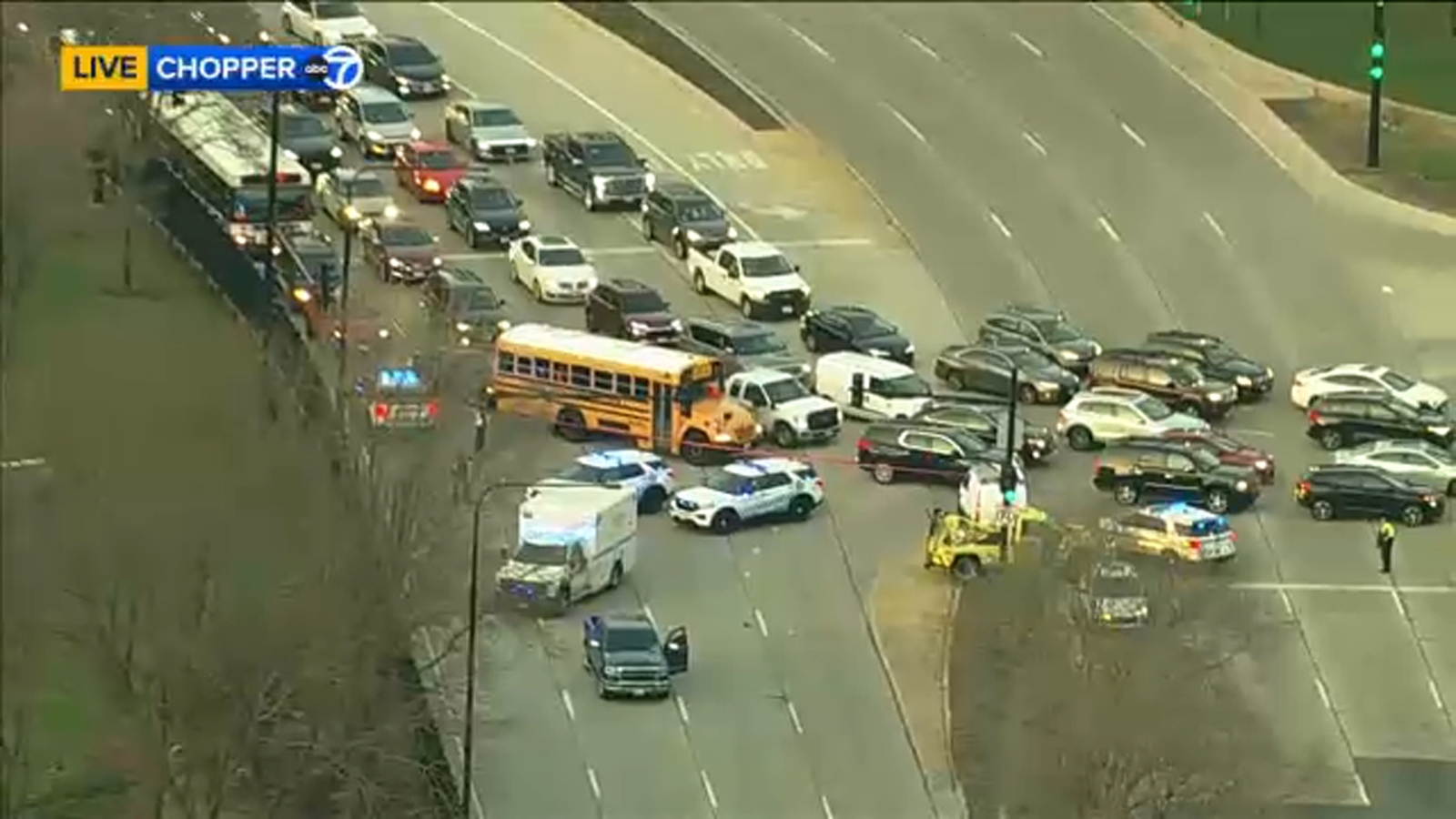 Chicago traffic: DuSable Lake Shore crash leaves pedestrian dead near ...