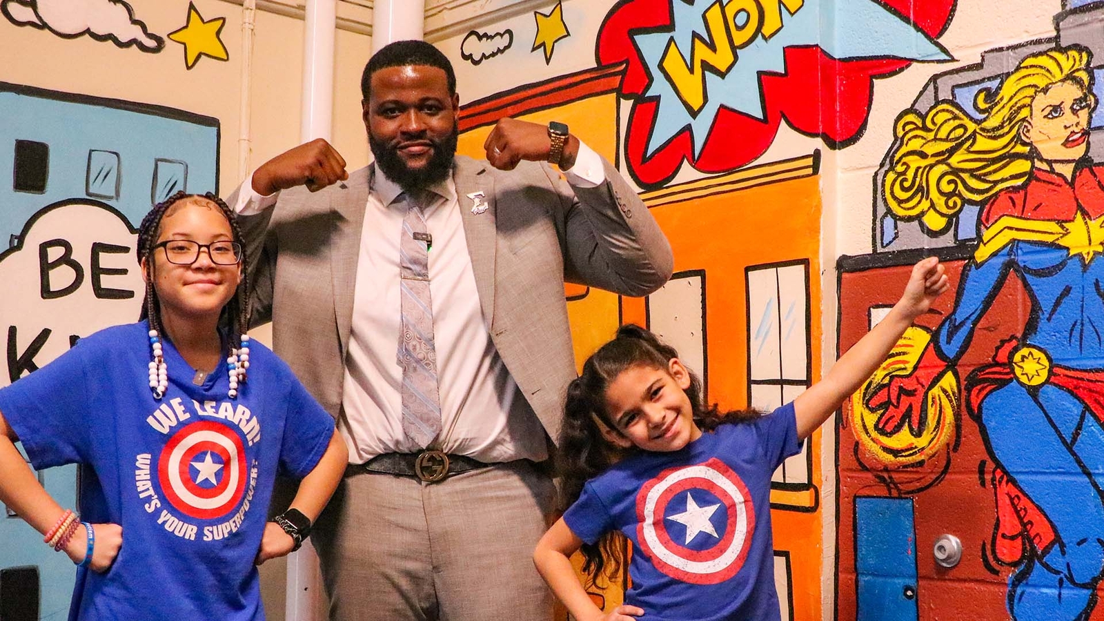 Philly principal transforms school into superhero-themed campus - 6abc ...