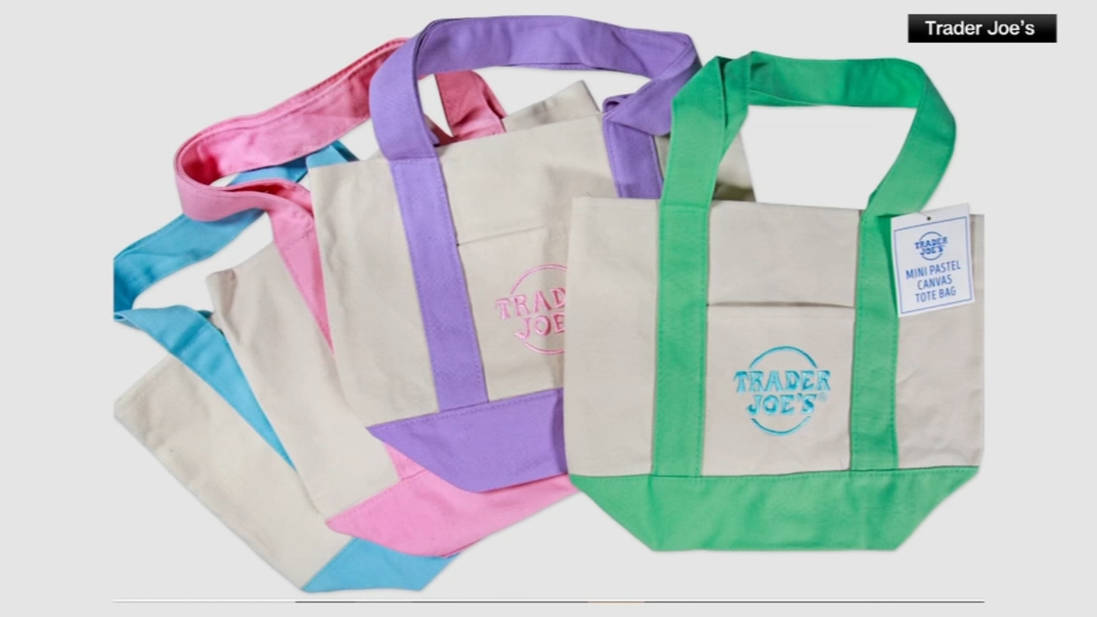 Trader Joe's mini tote bag quickly goes viral; new colors selling out across the country - ABC7 ...