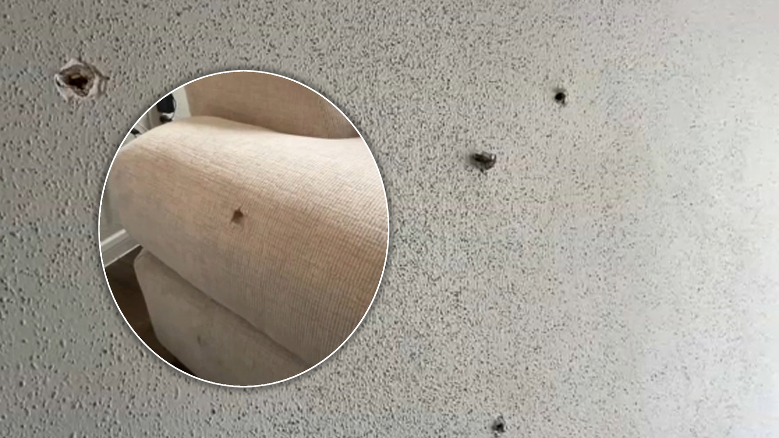 Woman hit by stray bullet while sitting on couch in west Houston ...