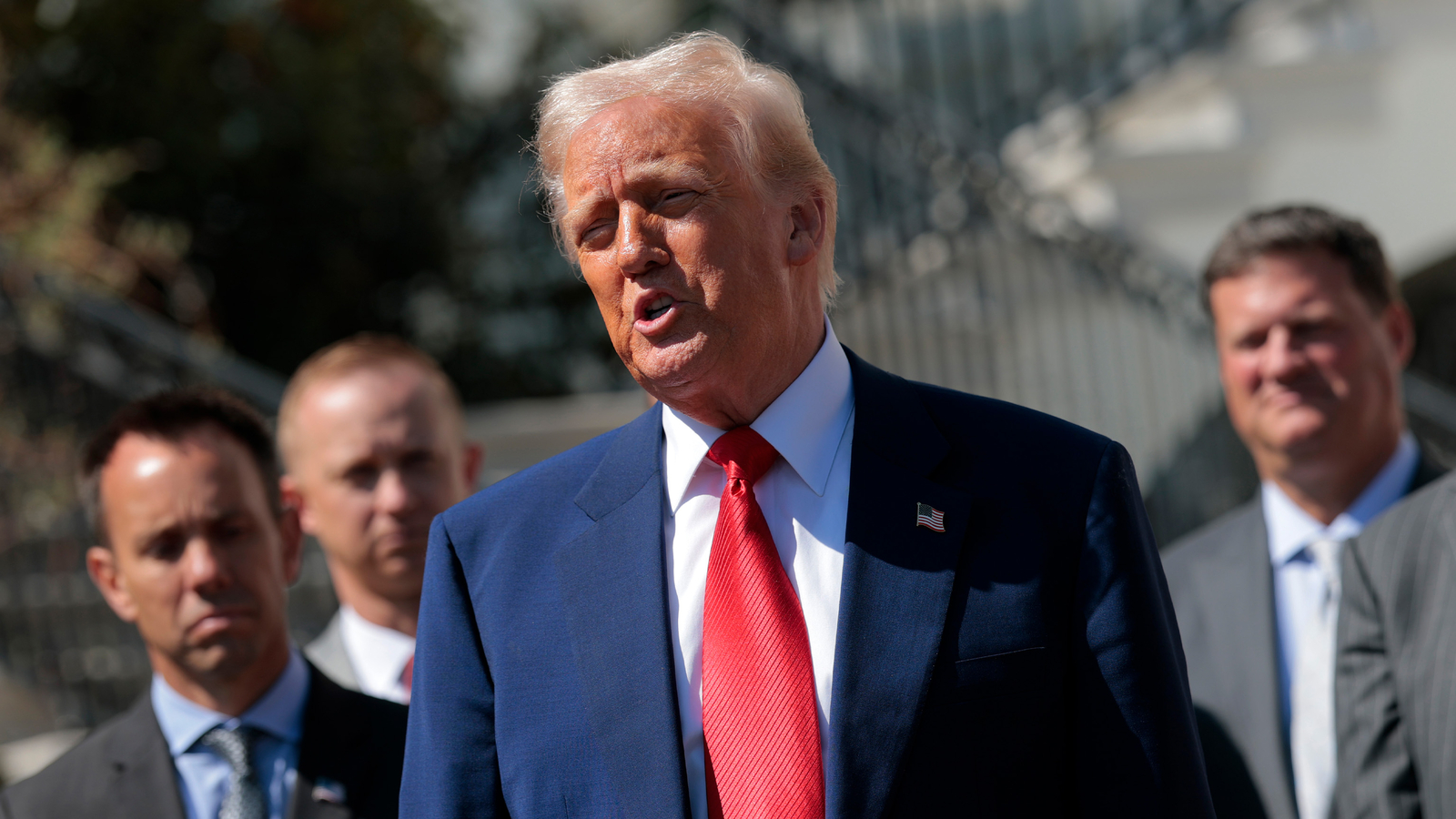 Trump pressed on apparent reversal on tariff pause - ABC7 New York