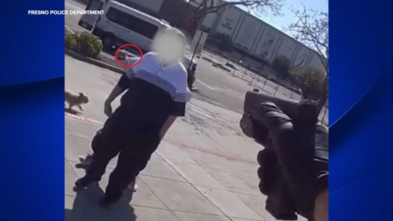 Woman shot in the head by Fresno police officer while holding knife to innocent bystander, chief ...