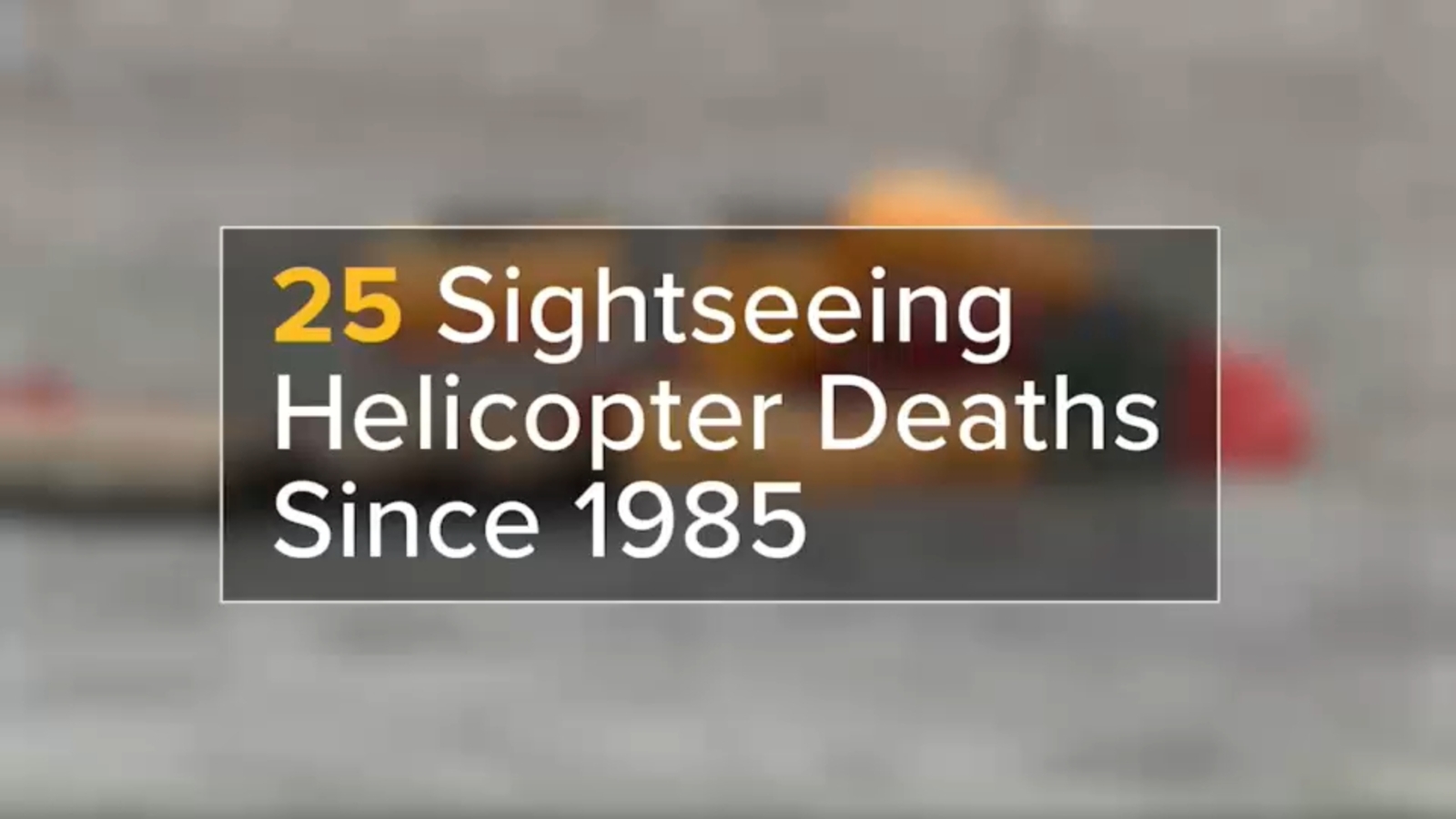 NYC sightseeing helicopter crash: Lawmakers aim to make changes - ABC7 ...