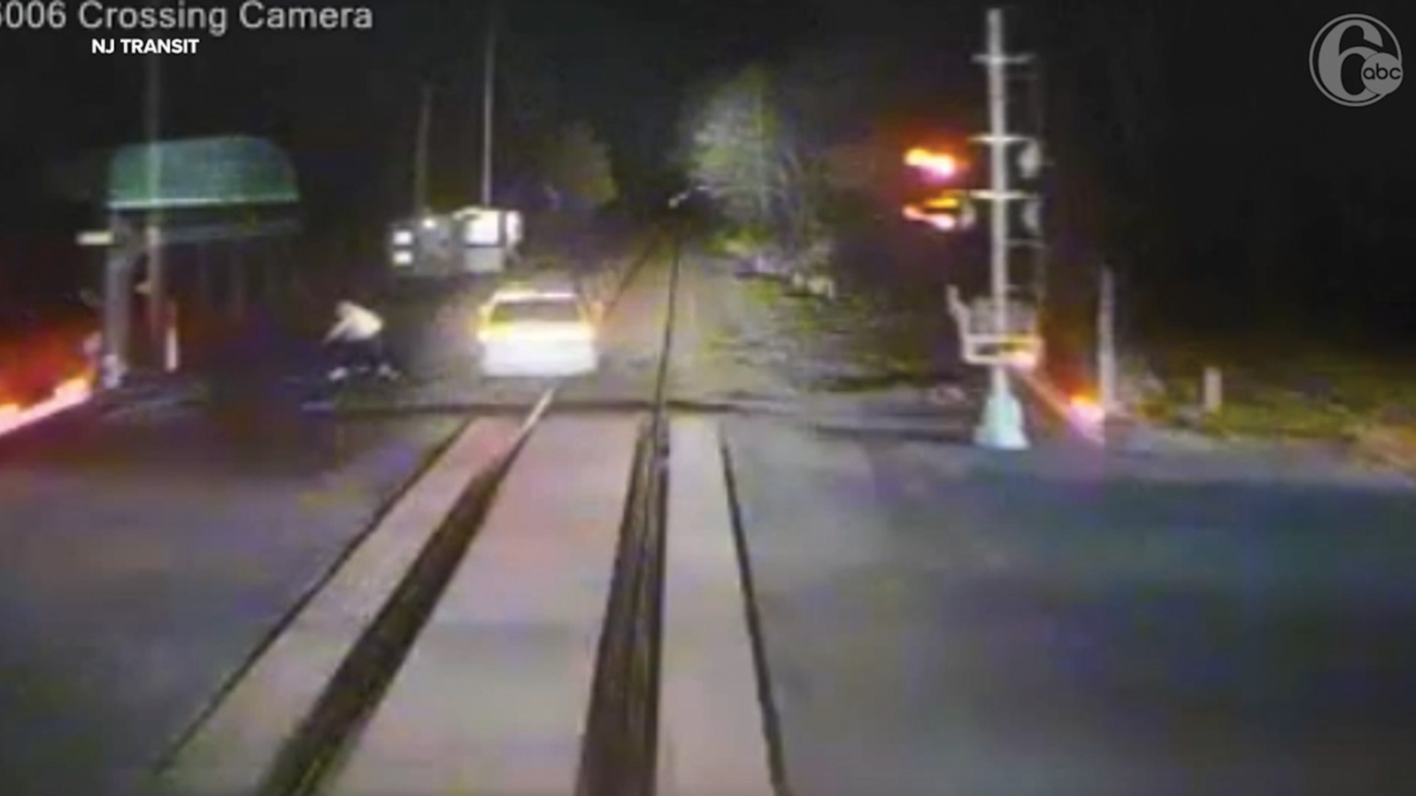 Galloway Township train crash: New video shows driver run to safety ...