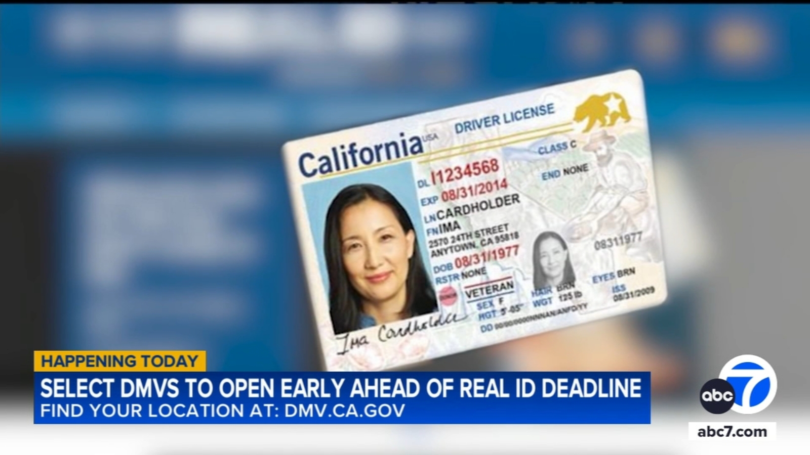 Some DMV offices across Southern California will open early ahead of REAL ID deadline - ABC7 Los ...