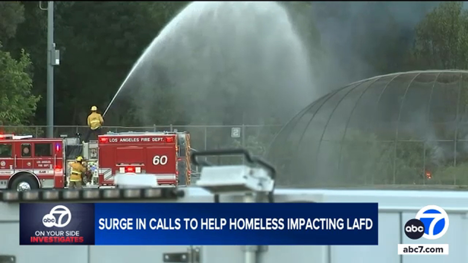 Nearly a third of LA's fires last six years involved homeless people ...