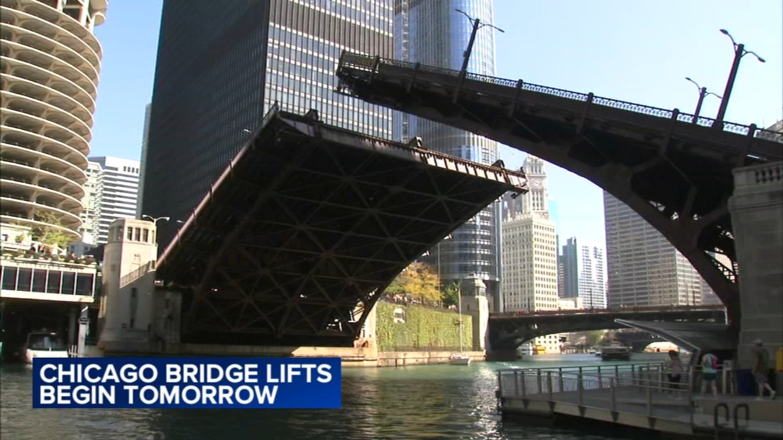 Chicago River bridge lifts happening Saturdays, Wednesdays April 19 to ...