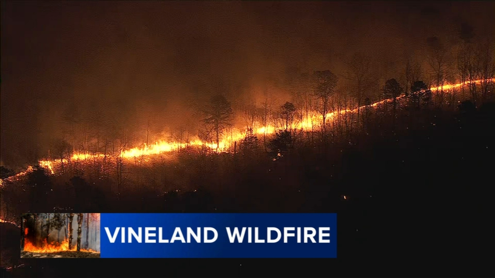 Wildfire at Peaslee Wildlife Management Area in Vineland 75% contained ...