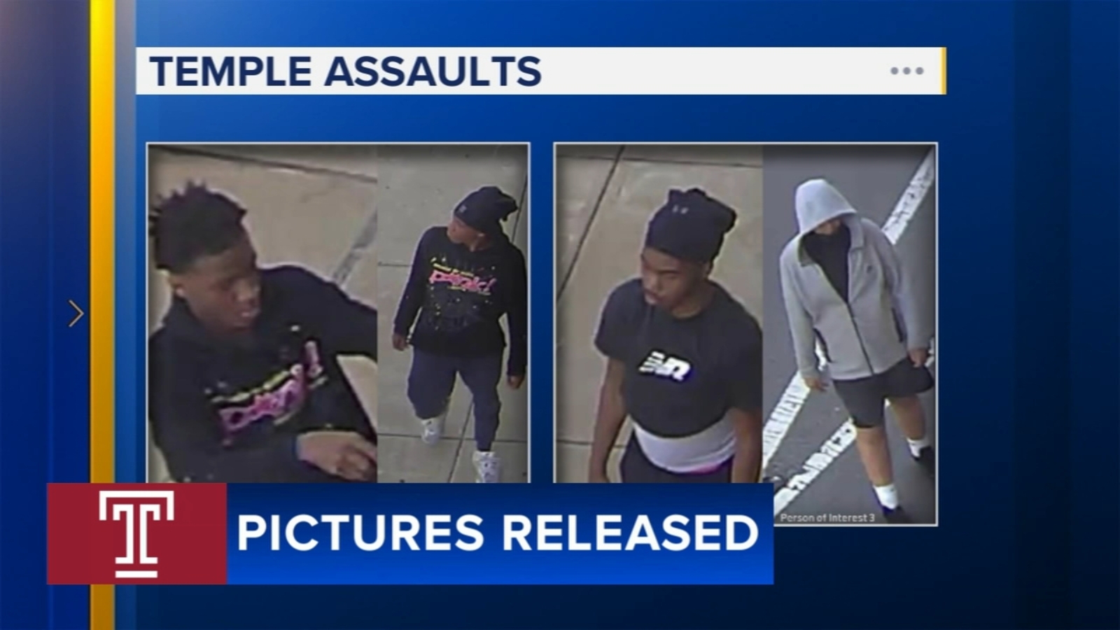 Temple University police searching for persons of interest following ...