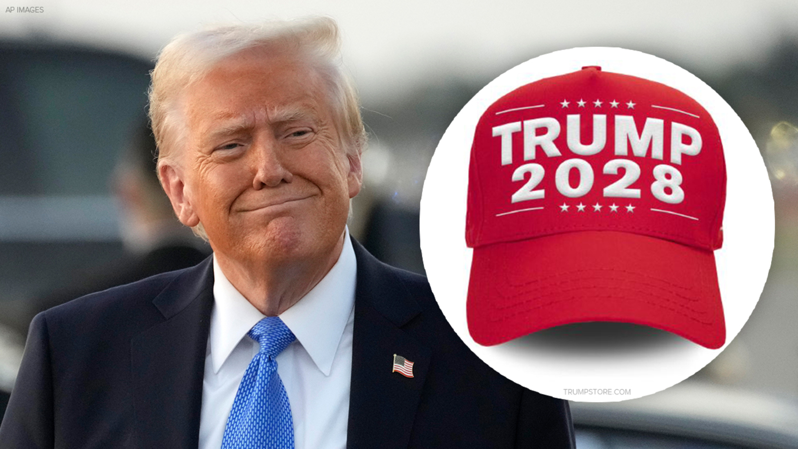 Trump Store offers 'Trump 2028' hat amid tease that the president could ...