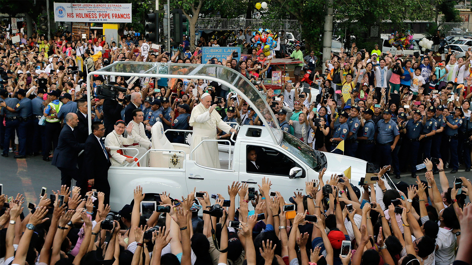 Pope's coffin will be placed on the back of a popemobile used on a ...