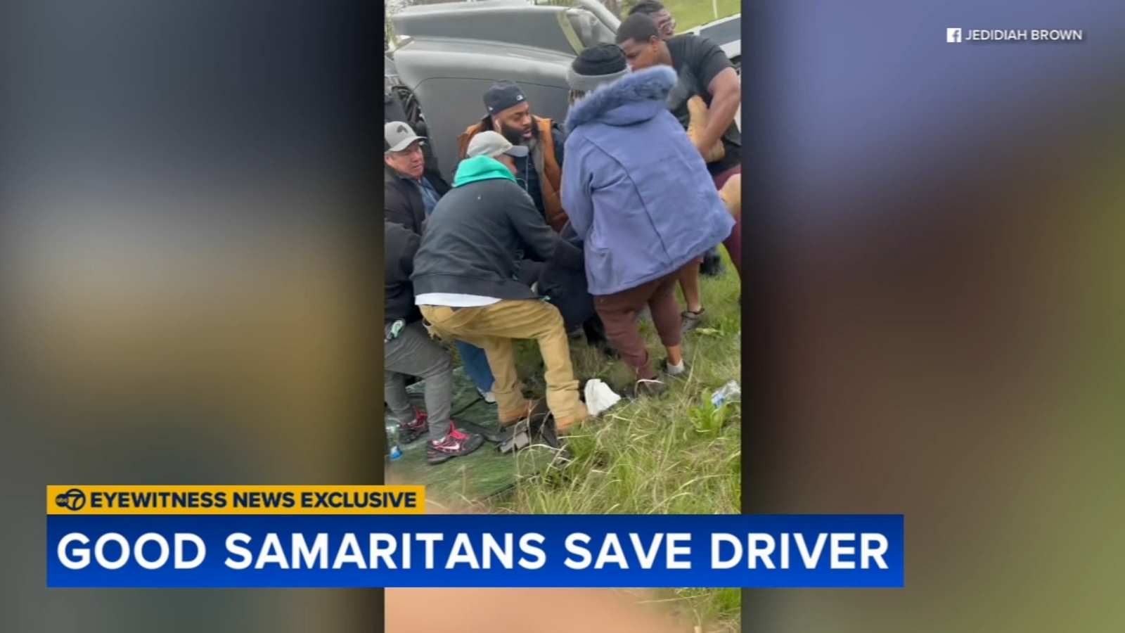 Chicago crash: Video shows good Samaritans rescue truck driver after rollover crash on I-57 ...