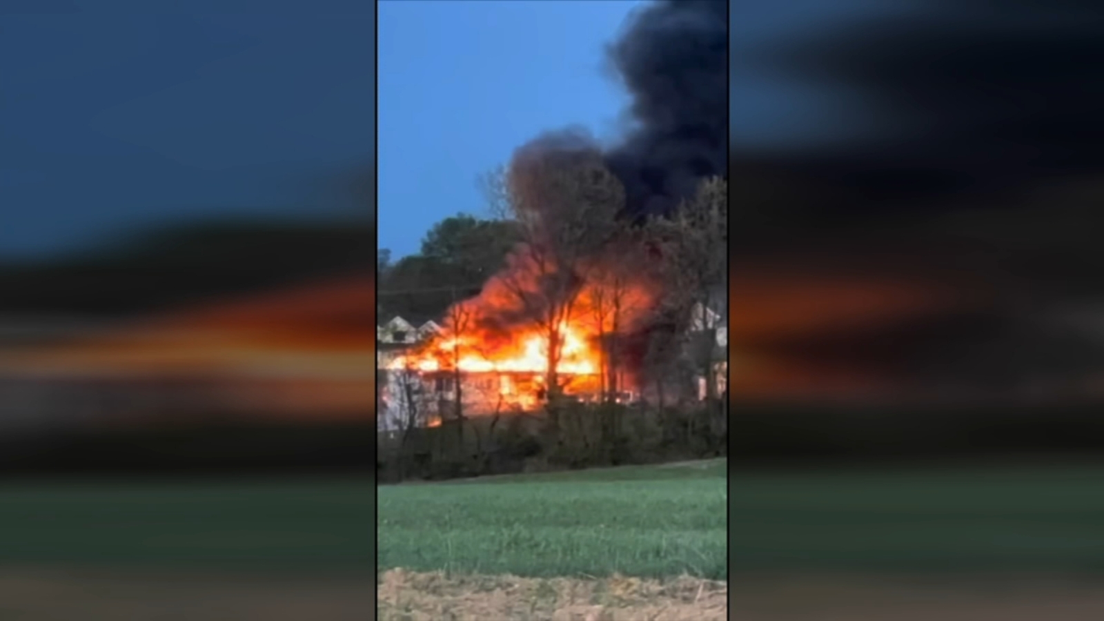 Heavy fire engulfs home in Plainfield Township, Northampton County - 6abc Philadelphia