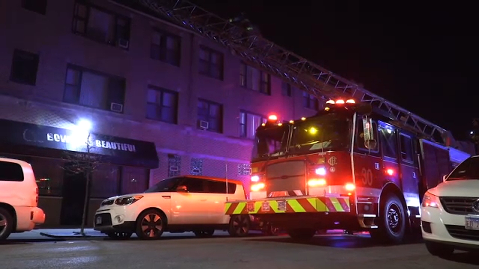 Chicago fire in Greater Grand Crossing apartment building on Rhodes ...