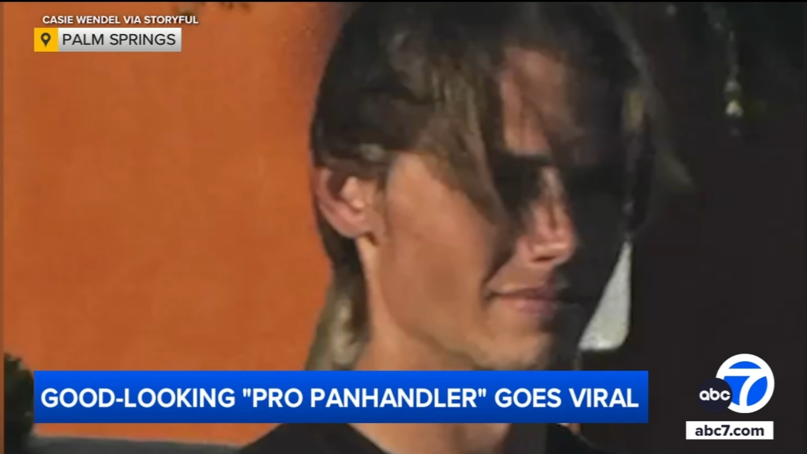 Viral handsome panhandler in Palm Springs says he's not interested in ...