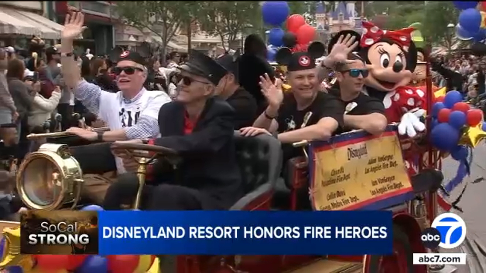 Disneyland Resort honors Southern California firefighters with special ...