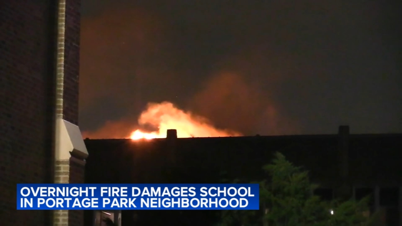 Fire breaks out at Chicago Academy High School in 3400 block of North ...
