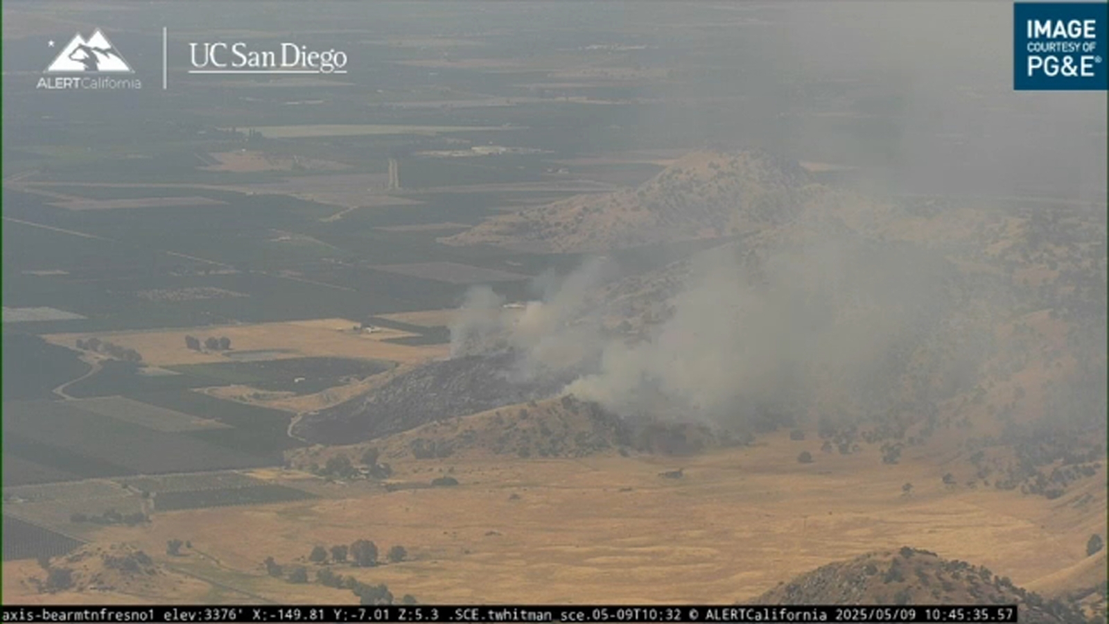 Forward progress stopped on wildfire burning north of Orange Cove in Fresno County - ABC30 Fresno