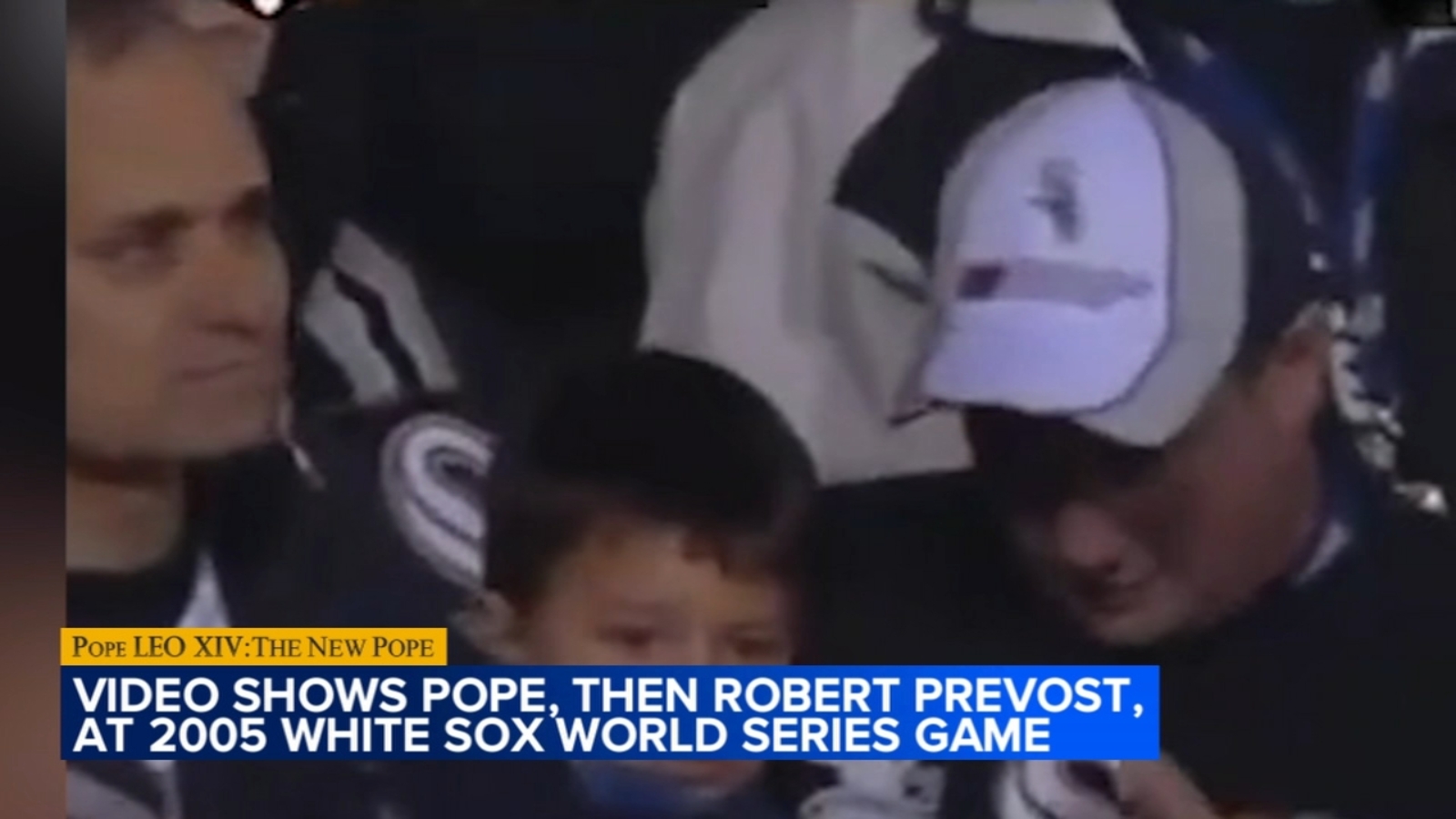 Video shows Pope Leo at White Sox game during 2005 World Series, appearing to confirm where his ...