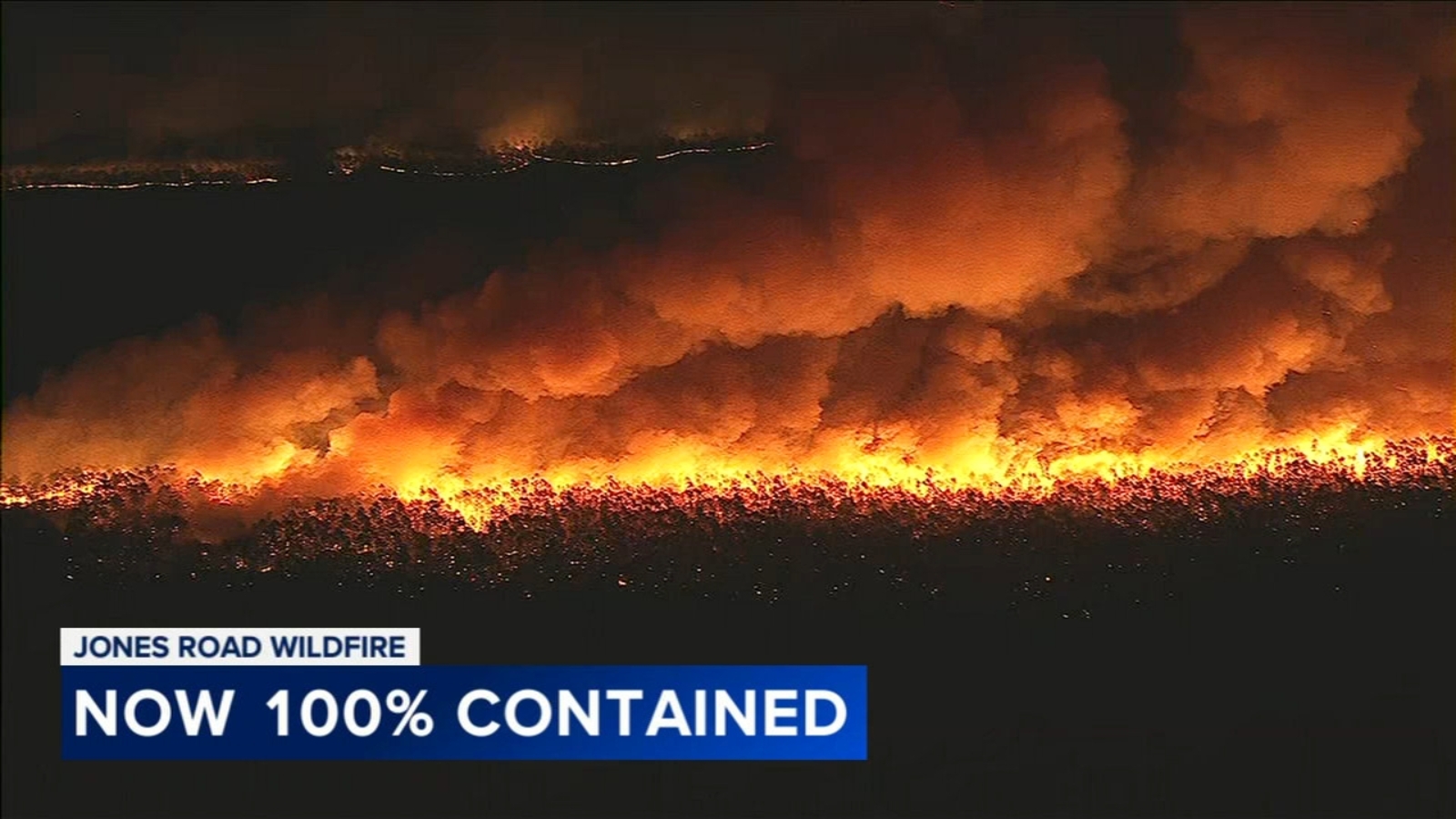 Jones Road wildfire in Ocean County now 100% contained after consuming ...
