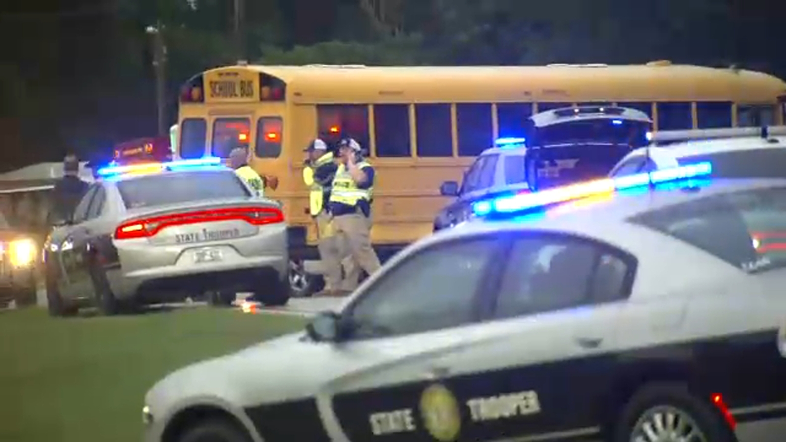 Johnston County NC | School bus involved in crash in front of Princeton ...