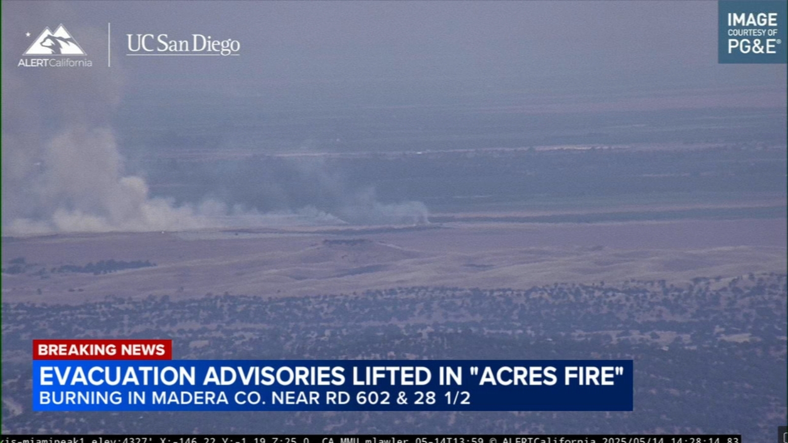 Crews battling wildfire in Madera County, road closures in effect ...