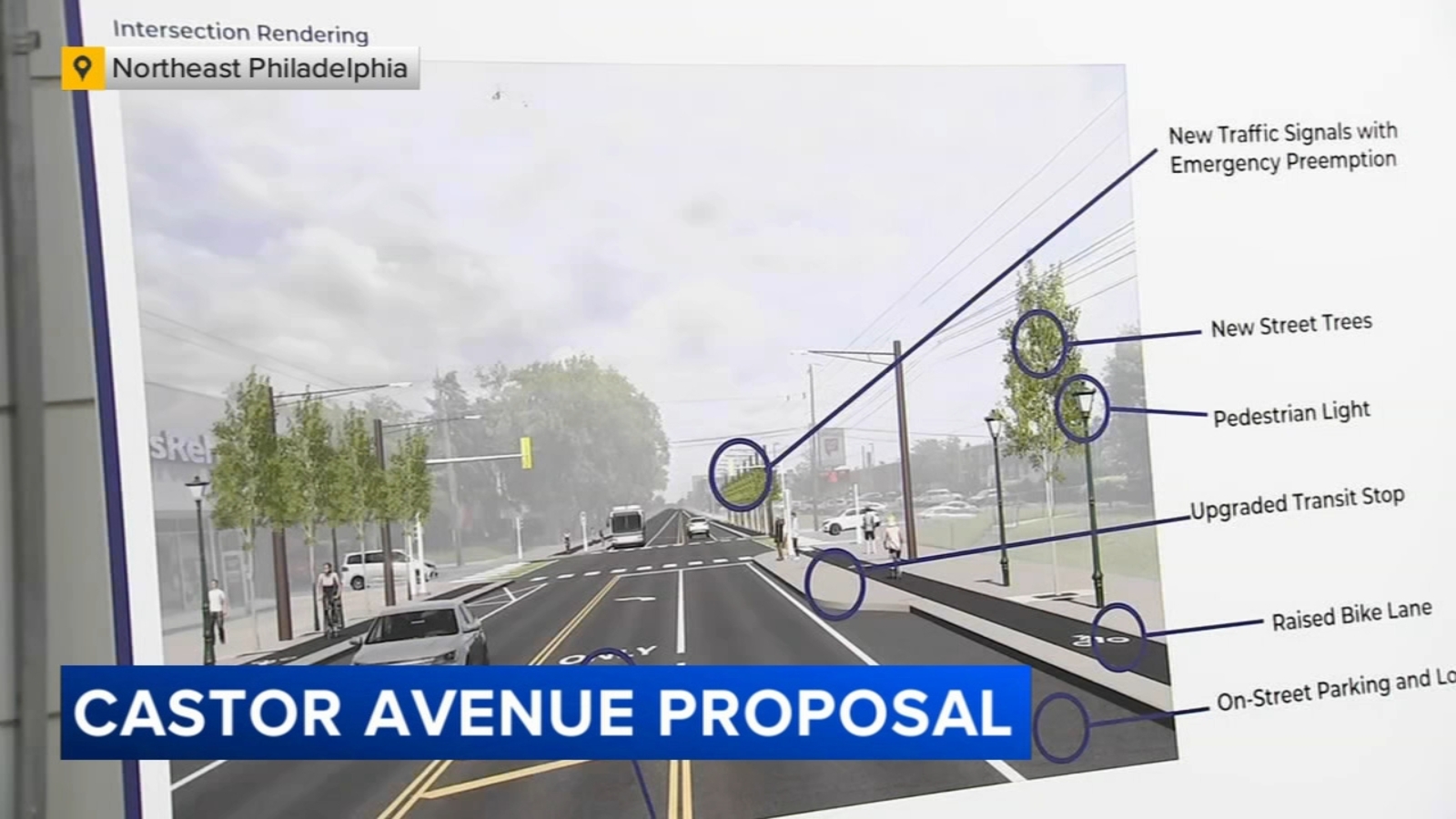 PennDOT looks to reduce number of traffic lanes on Castor Avenue in ...