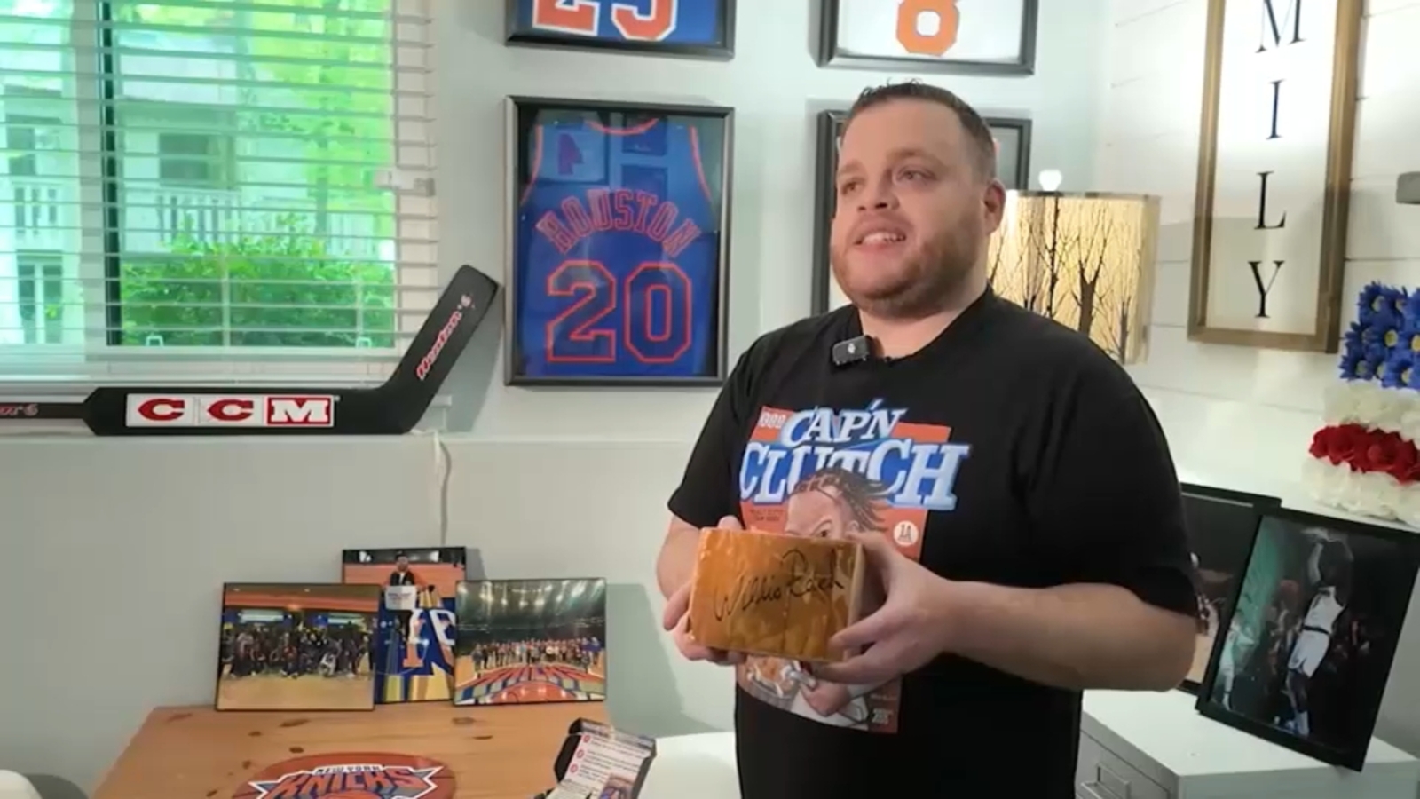 Westchester Knicks superfan shows off his team-themed basement ...