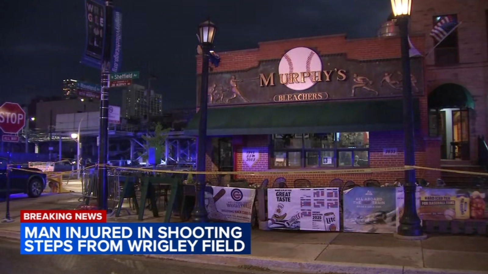 Chicago shooting: Man shot on West Waveland Avenue near Wrigley Field ...