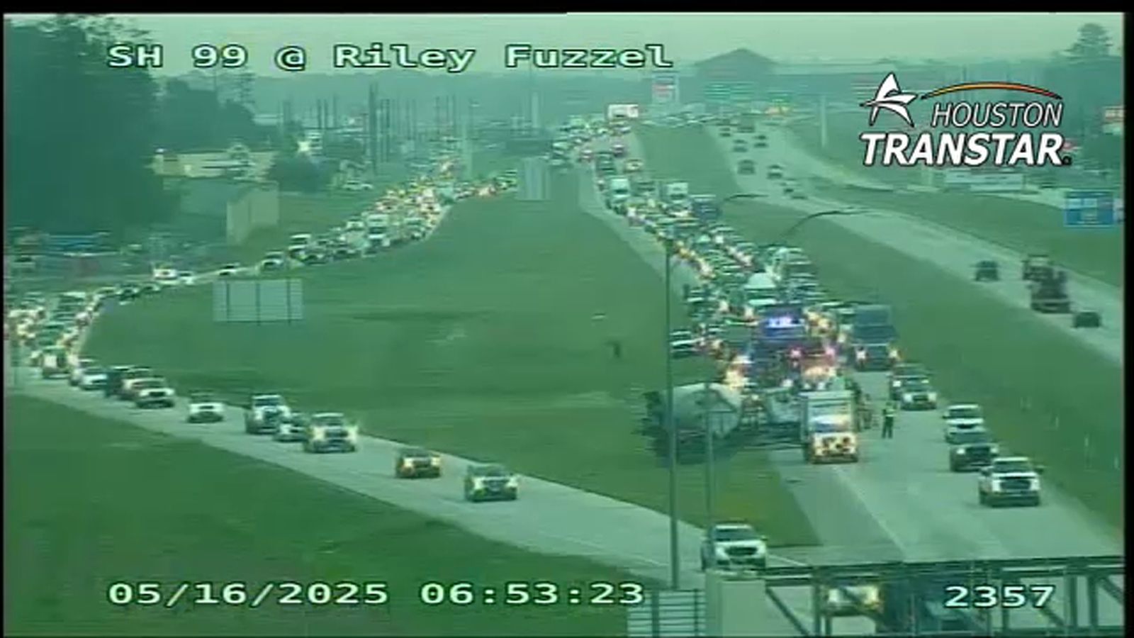 SH-99 Lanier/Grand Parkway westbound at Riley Fuzzel Road reopened ...