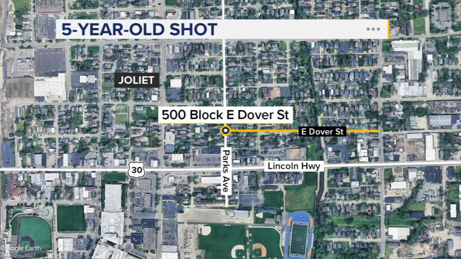 Joliet shooting: 5-year-old boy shot by 8-year-old child on Dover ...