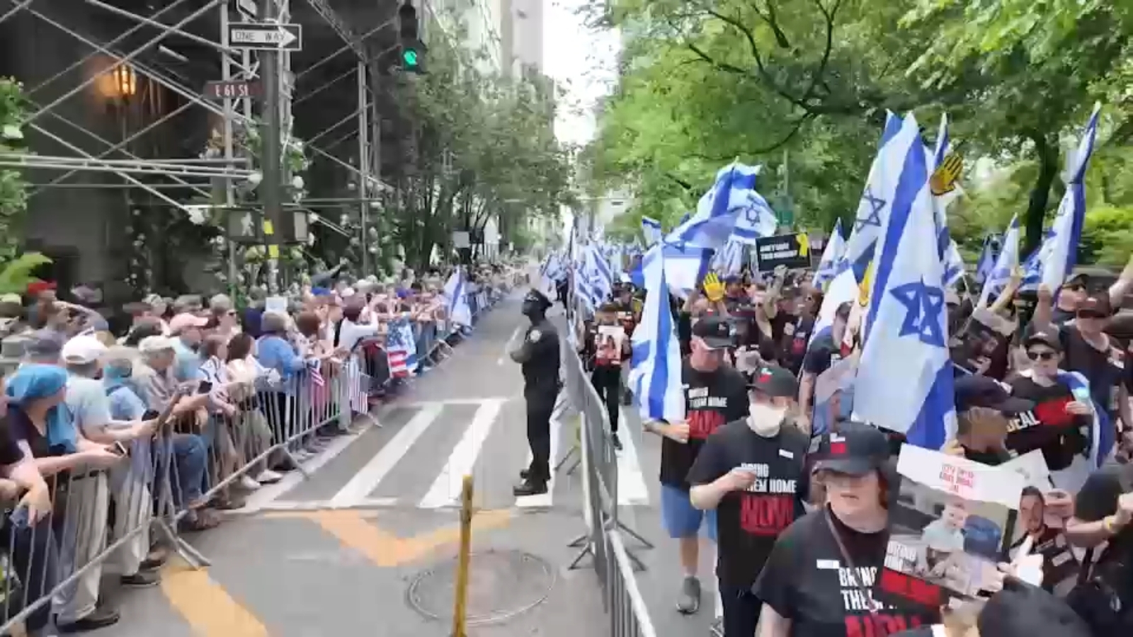 NYPD beefs up security ahead of Sunday's Israe Day on Fifth parade ...