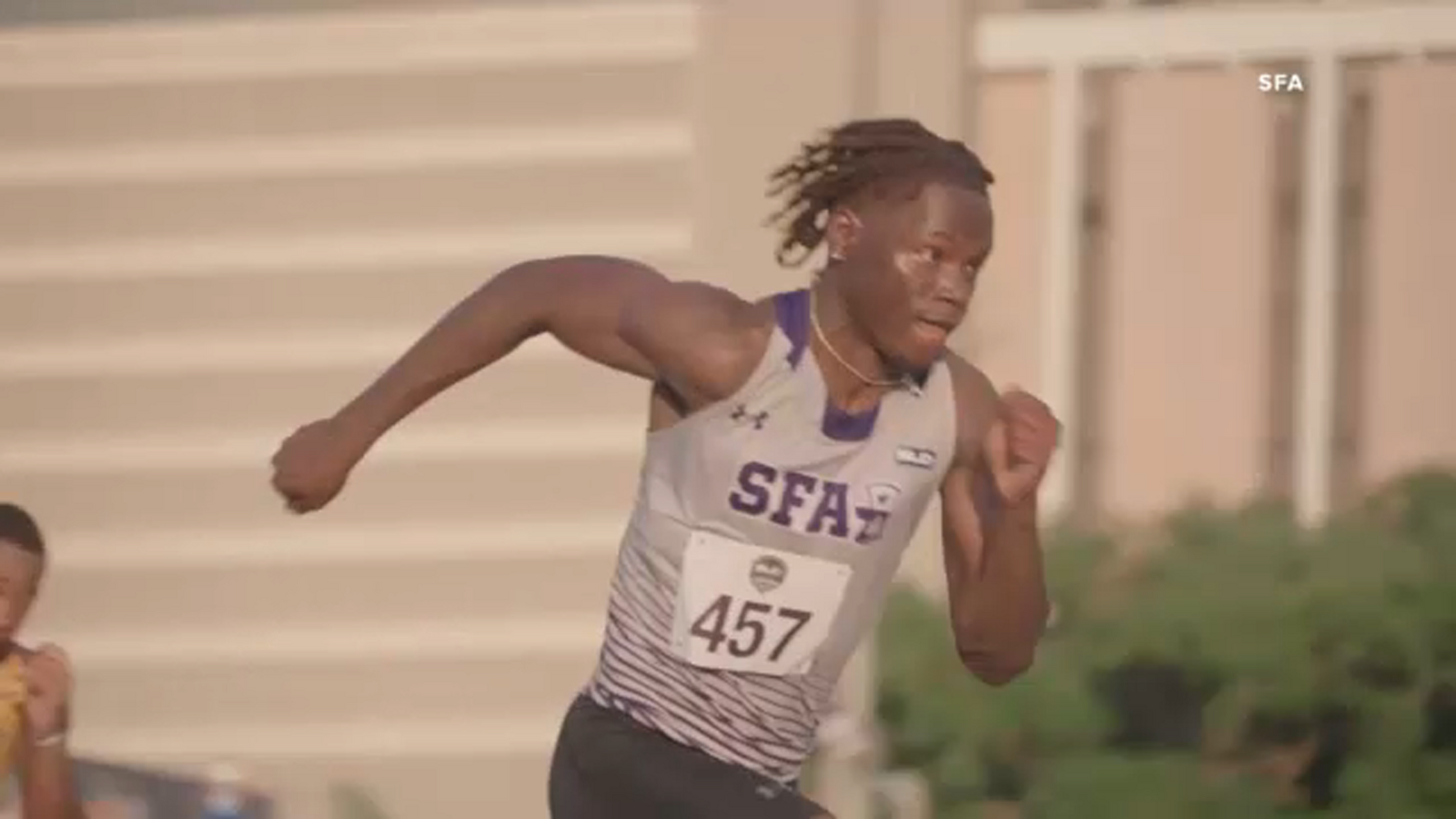 Stephen F. Austin University deaf track star Jarvis Anderson overcomes ...