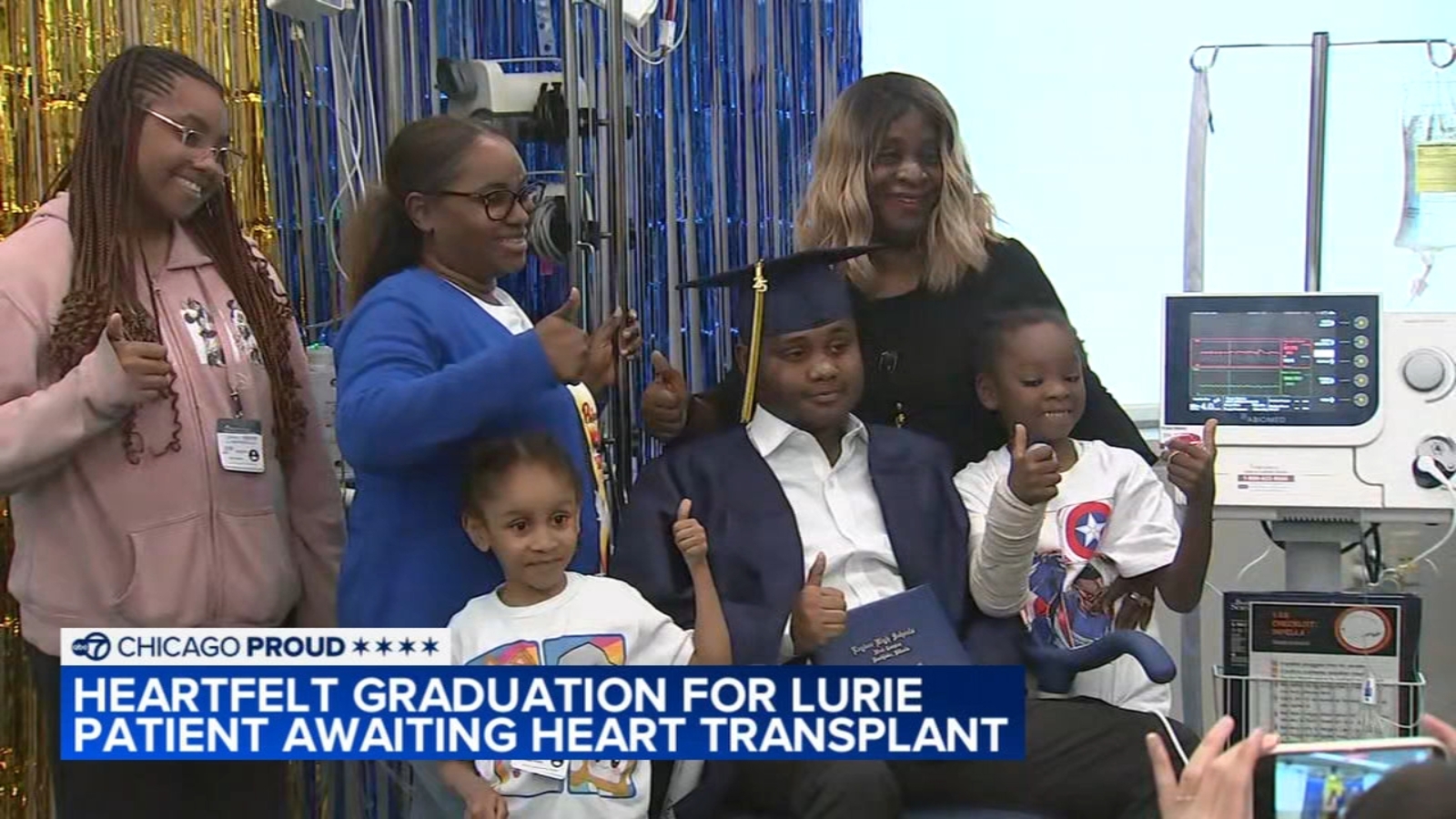 Taevion Norris with Duchenne muscular dystrophy graduates West Leyden ...
