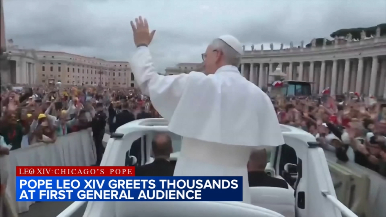 Pope Leo latest: Chicago-born Pope Leo XIV greets thousands in first ...