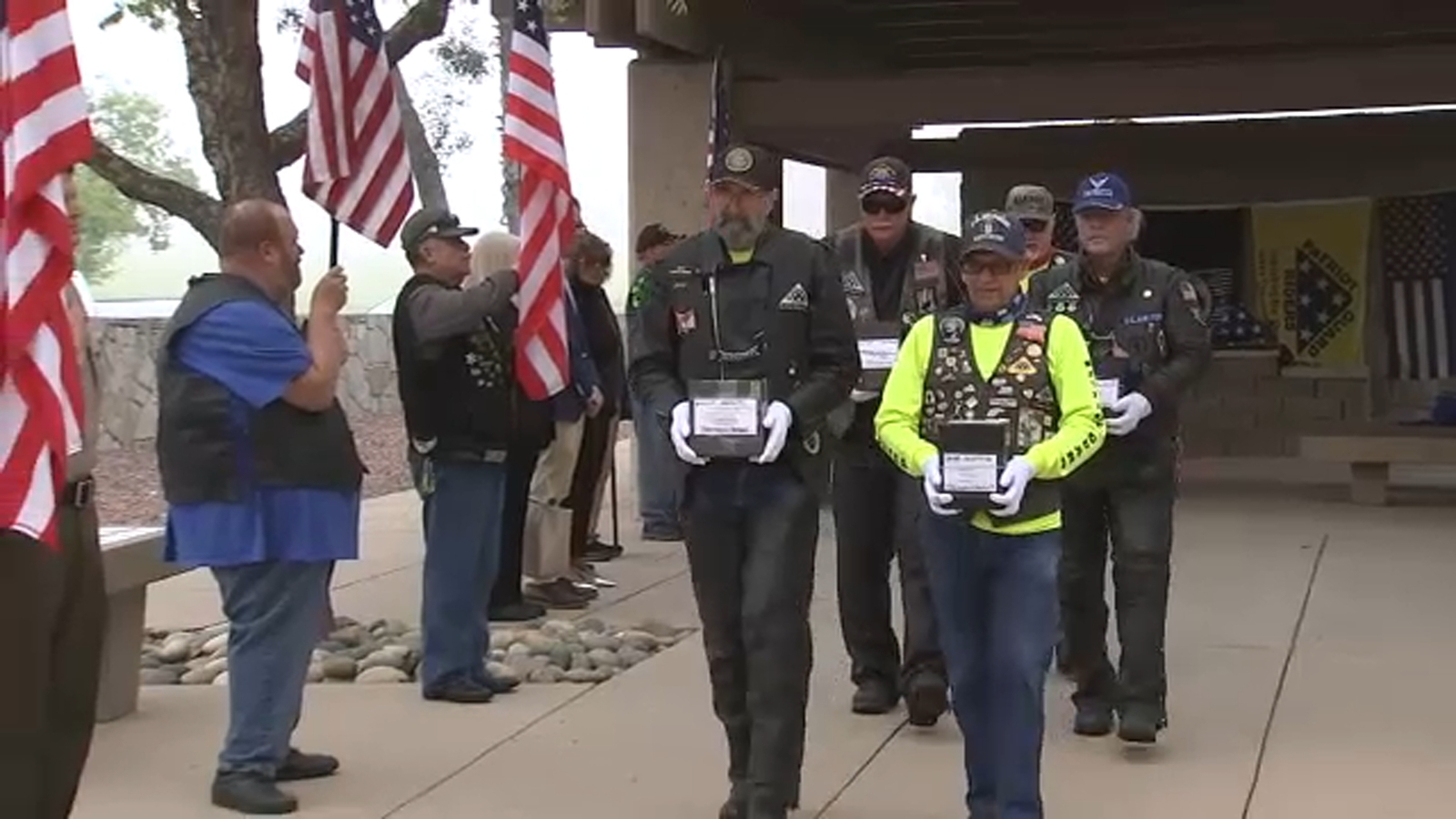 Patriot Guard Riders in Inland Empire give veterans whose remains are ...