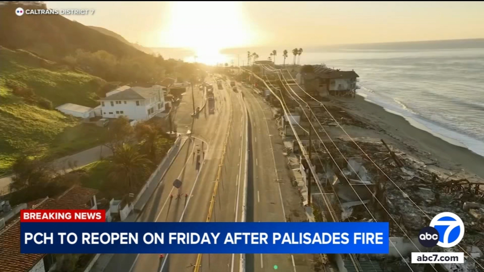 Pacific Coast Highway set to reopen Friday ahead of Memorial Day Weekend after Palisades Fire ...