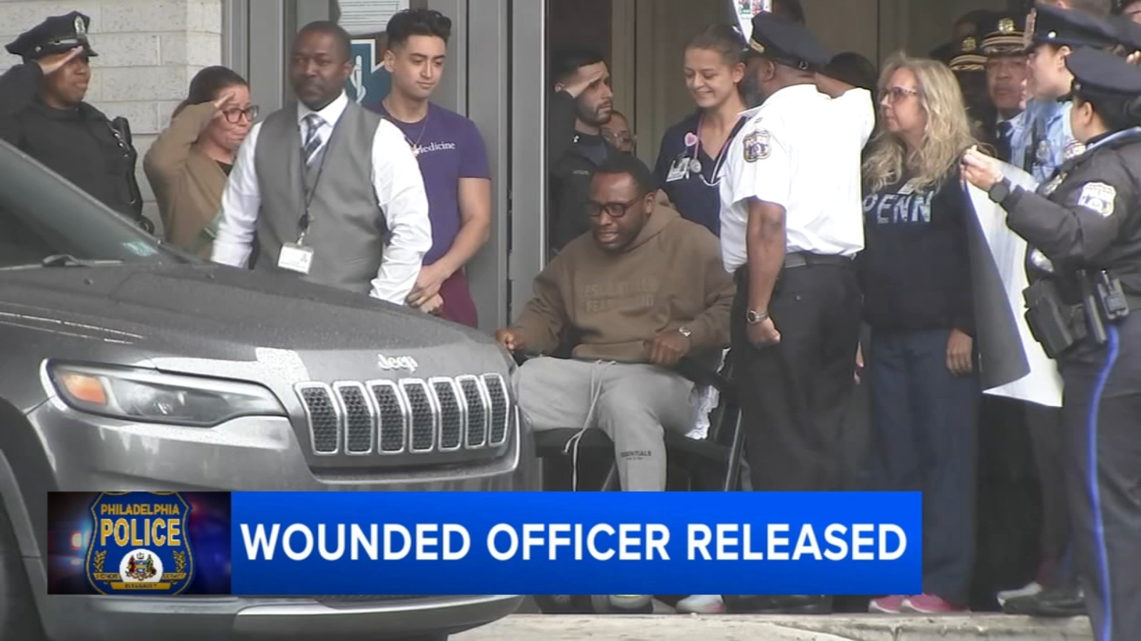 Philadelphia police officer shot near Overbrook High School; suspect ...